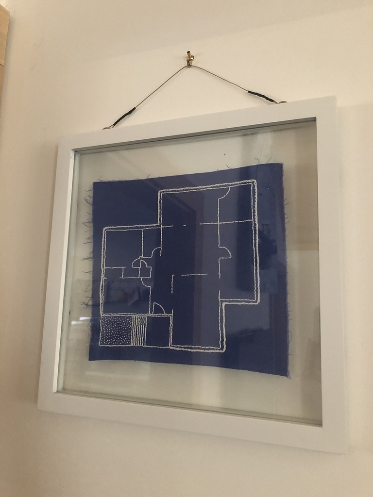 "Home" Blueprint Embroidery - Completed Projects - the Lettuce Craft Forums
