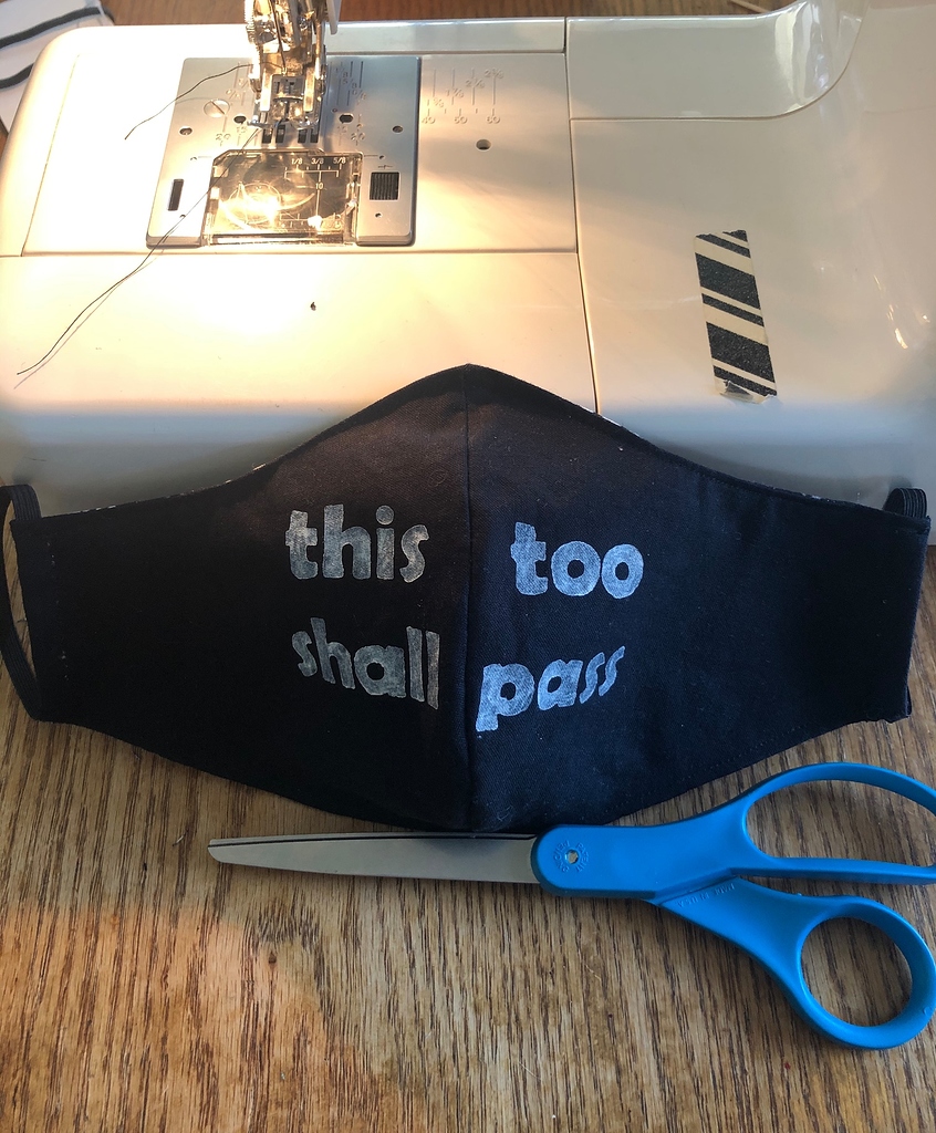 Stenciled face masks - Completed Projects - the Lettuce Craft Forums