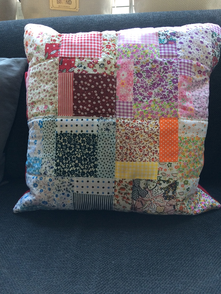 Fun patchwork pillow case - Completed Projects - the Lettuce Craft Forums