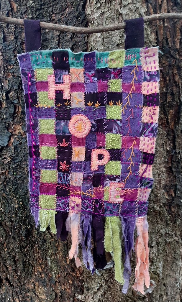 HOPE prayer flag - Completed Projects - the Lettuce Craft Forums