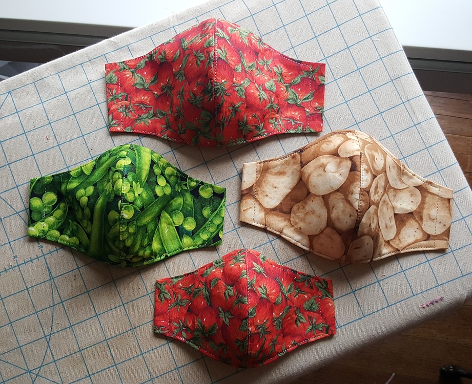 20 minute "Veggie Face" fitted masks - Completed Projects - the Lettuce ...