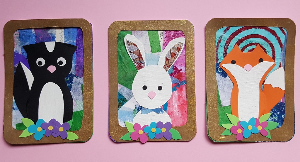 ATCs - a set of adorable animals - Completed Projects - the Lettuce ...