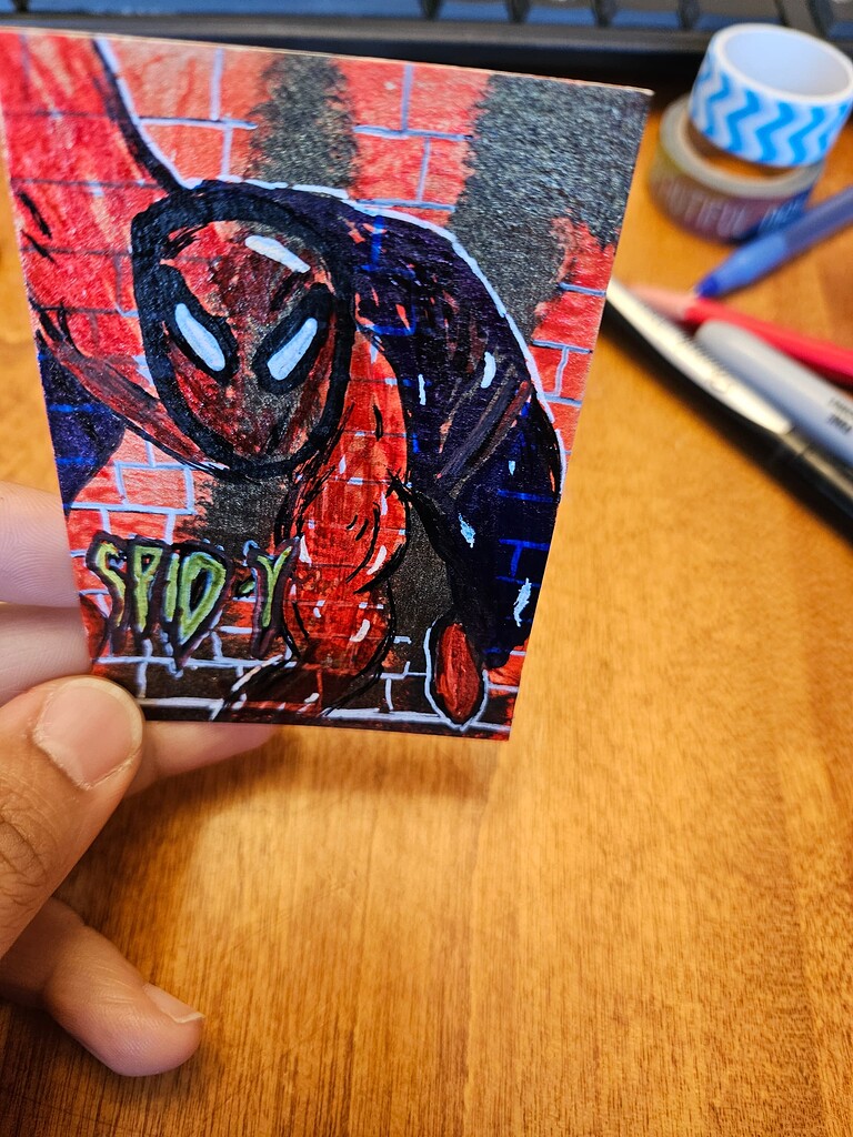 "Graffiti" Spider-Man ATC - Completed Projects - the Lettuce Craft Forums