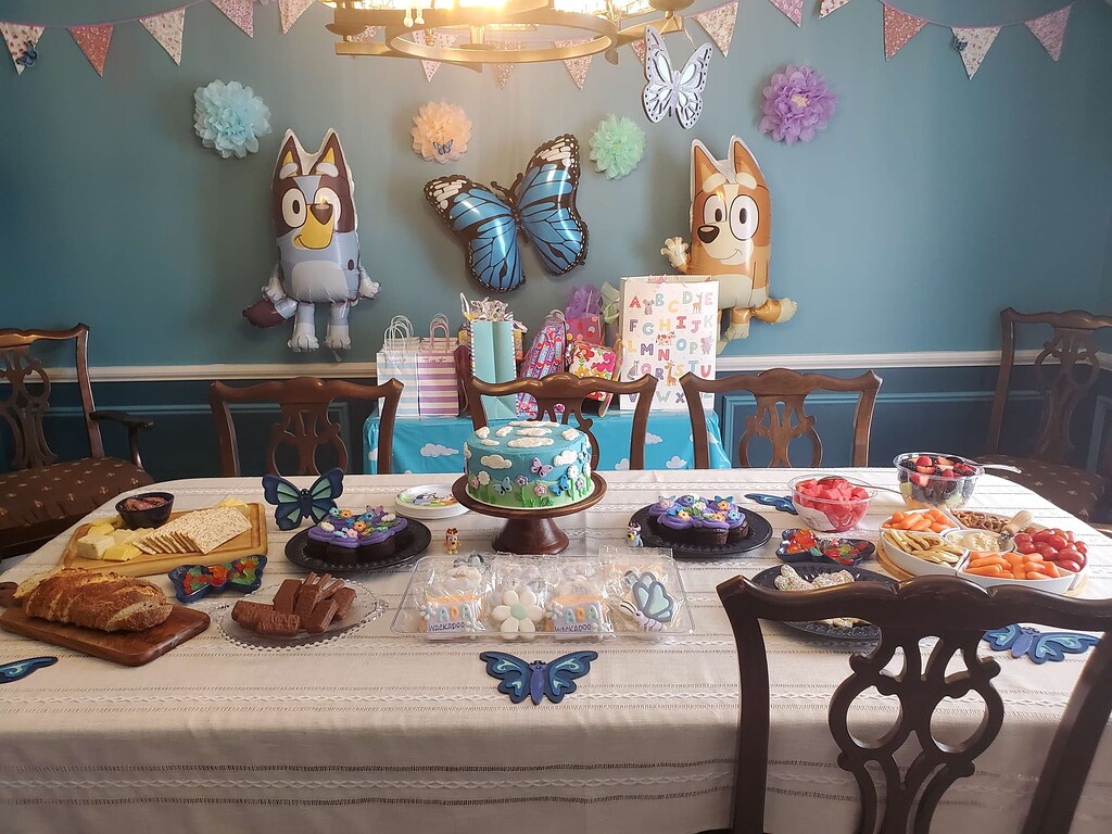 A Bluey Butterfly Birthday - Completed Projects - the Lettuce Craft Forums