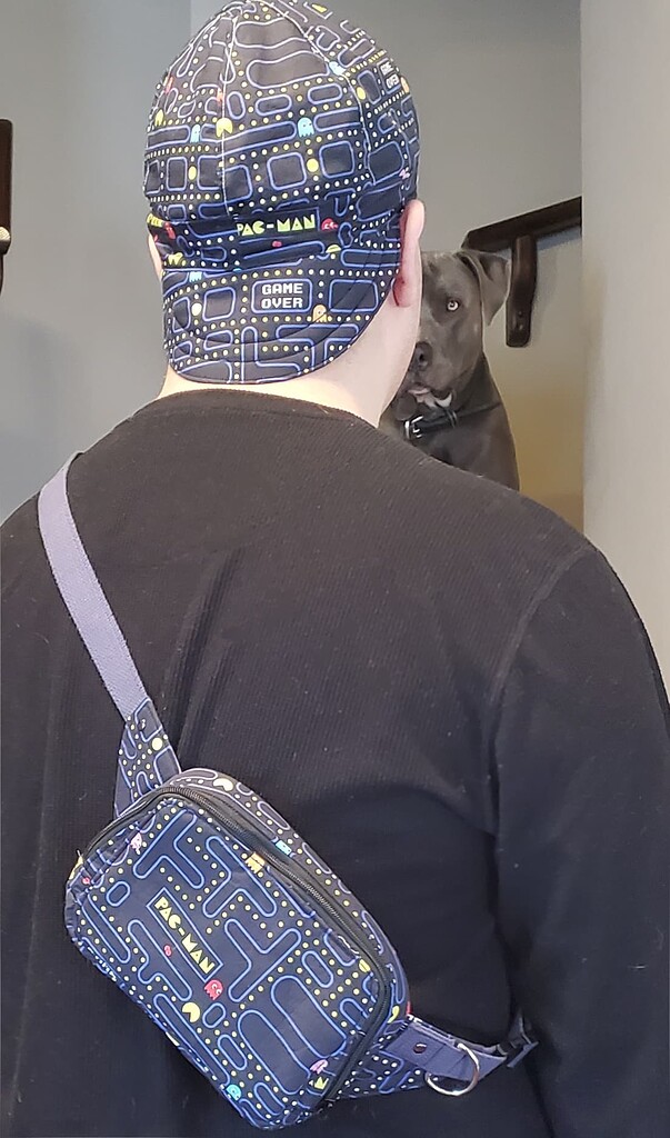 Pac Man Welding cap and Louie - Completed Projects - the Lettuce Craft ...