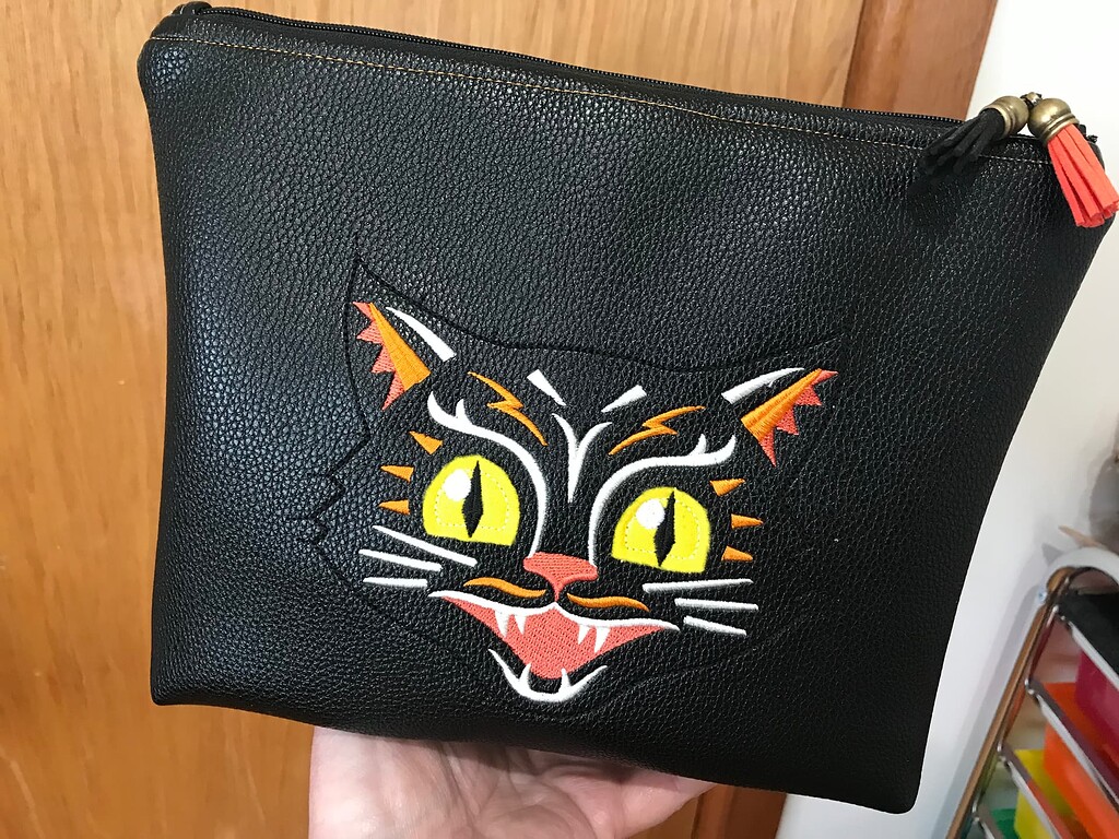 Black Cat Pouch - Completed Projects - the Lettuce Craft Forums
