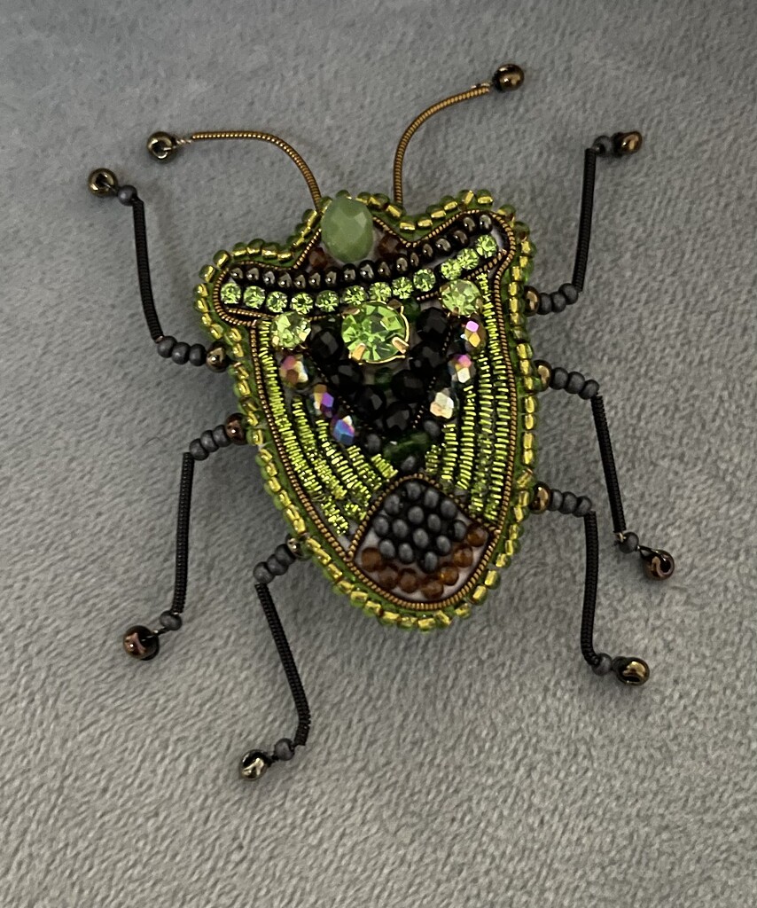 Beaded Beetle Brooch - Completed Projects - the Lettuce Craft Forums