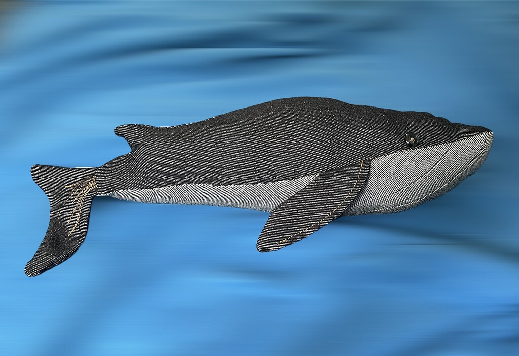 Denim whale - Completed Projects - the Lettuce Craft Forums