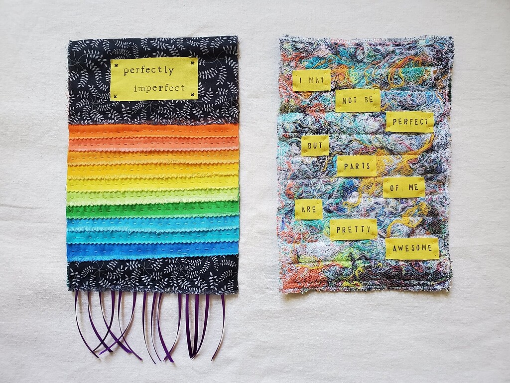 Positive Affirmation Flags - Completed Projects - the Lettuce Craft Forums