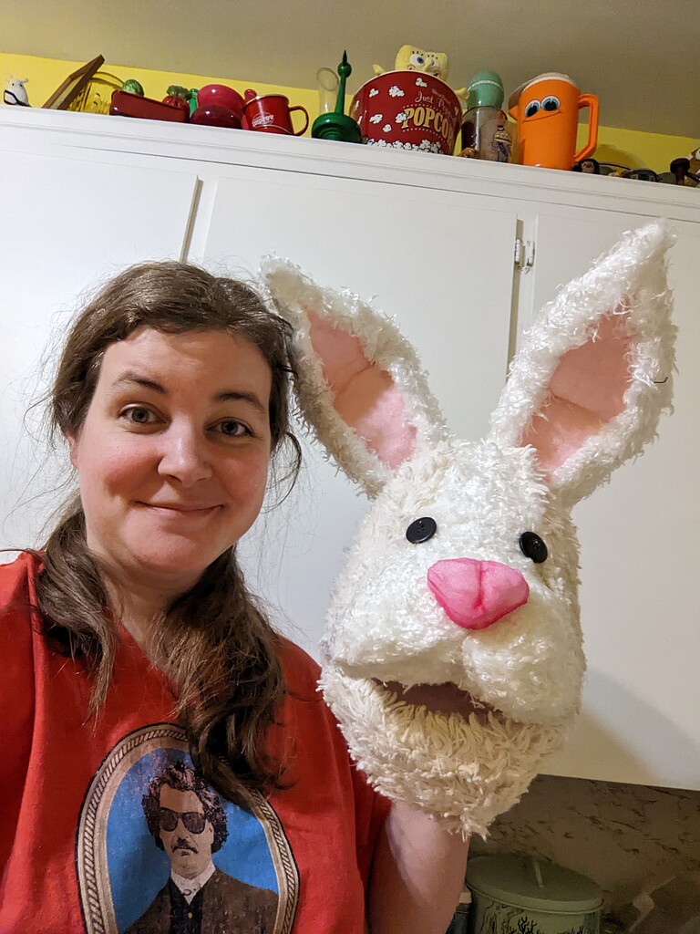 White Rabbit puppet - Completed Projects - the Lettuce Craft Forums