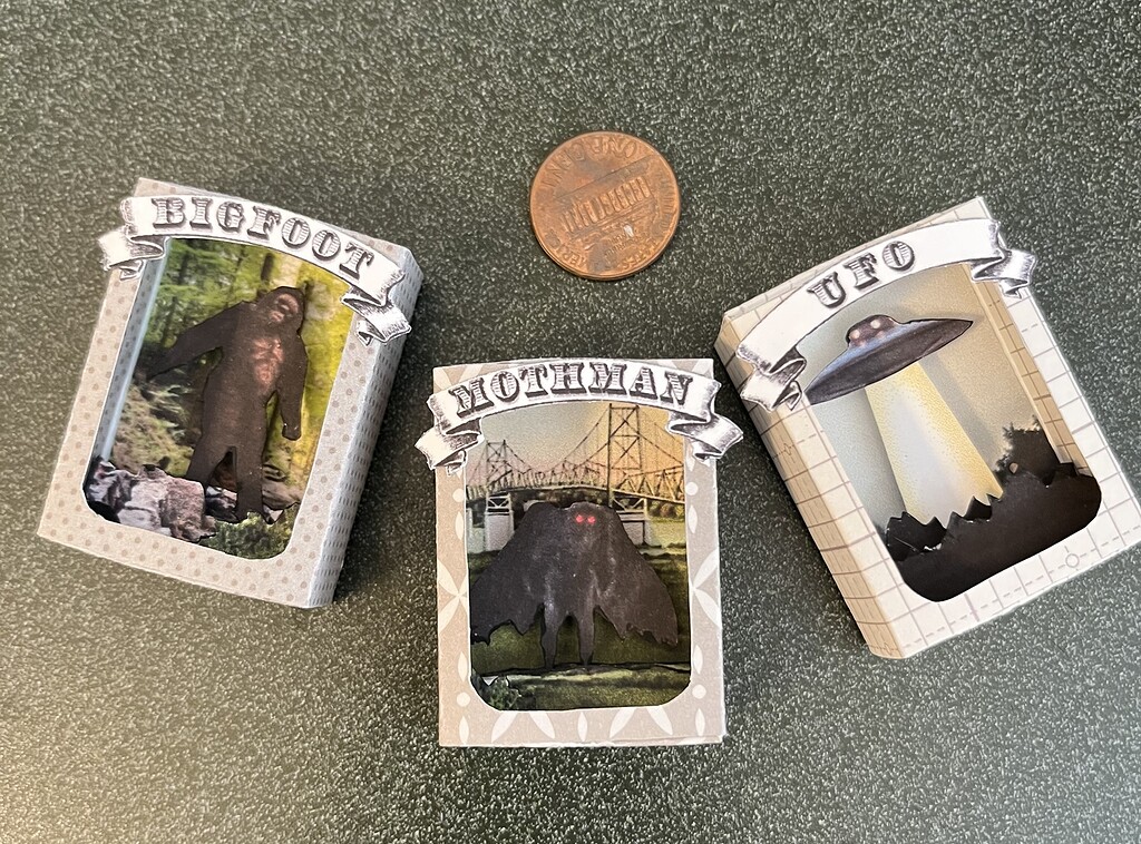 Mini Cryptid Dioramas - Completed Projects - the Lettuce Craft Forums