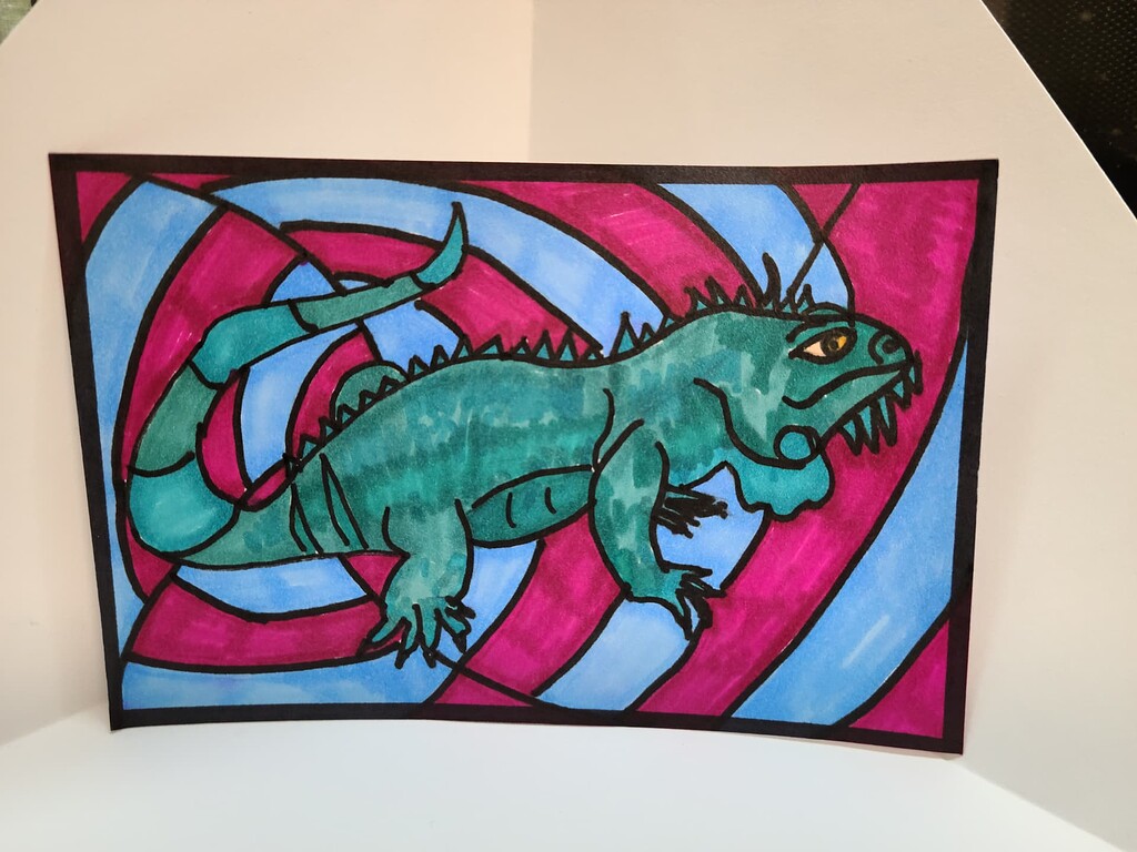 Op Art + How to Draw Marker 4x6 art (pic heavy) - Completed Projects ...