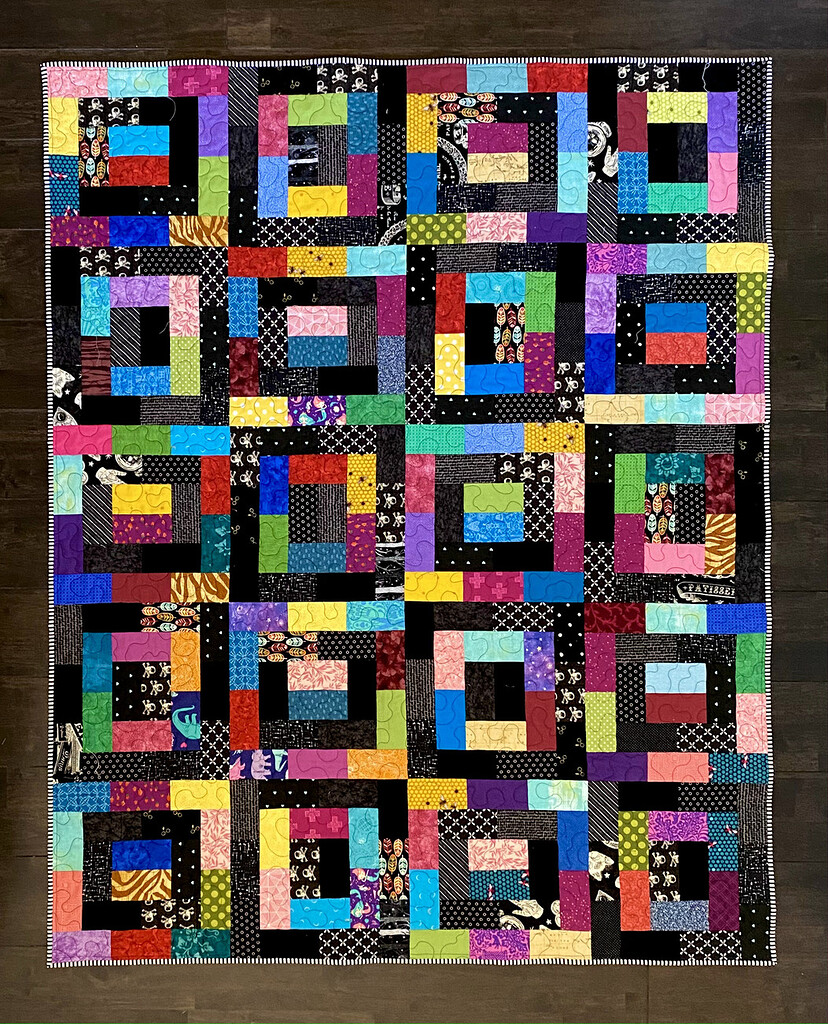 Scrappy 'Potato Chip' Quilt for Abbeeroad - Completed Projects - the ...