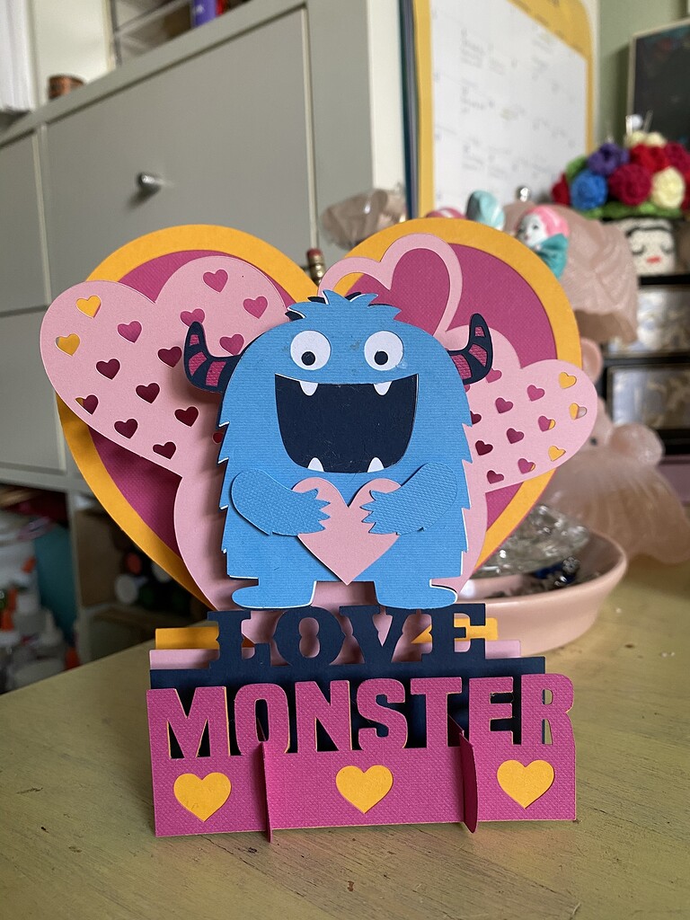Love Monster Card - Completed Projects - the Lettuce Craft Forums